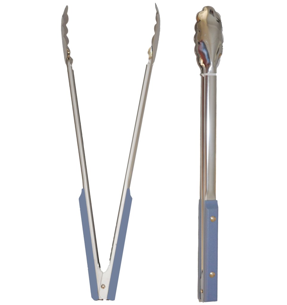 Braai Tongs with Plastic Handle – Light Purple – SA Braai Shop